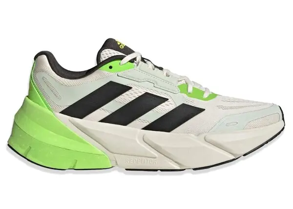 Adidas Adistar Sneakers - Chalk White/core Black/solar Green