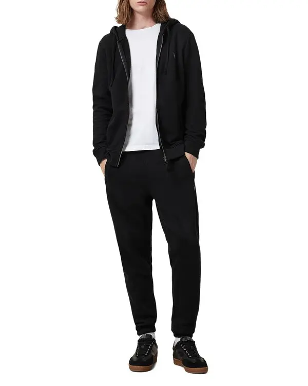 ALLSAINTS Raven Cotton Full Zip Hoodie