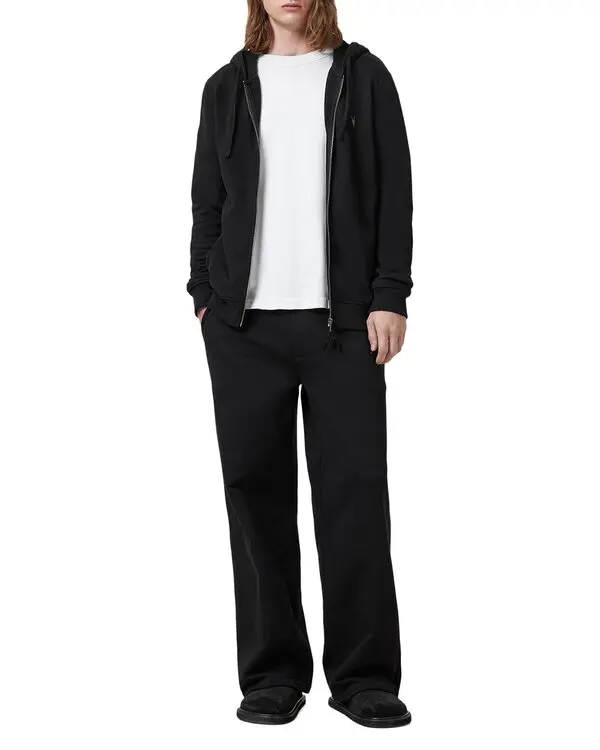 ALLSAINTS Raven Cotton Full Zip Hoodie