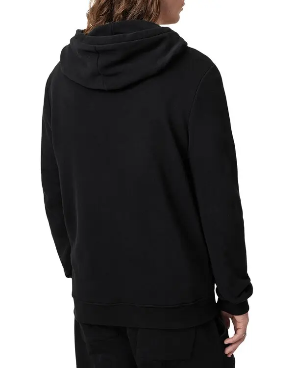 ALLSAINTS Raven Cotton Full Zip Hoodie