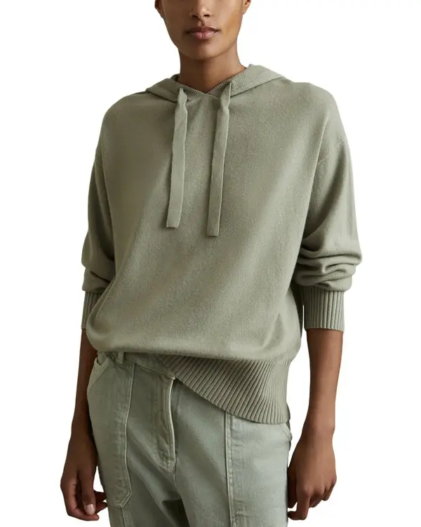 REISS Sammie Plain Hoodie