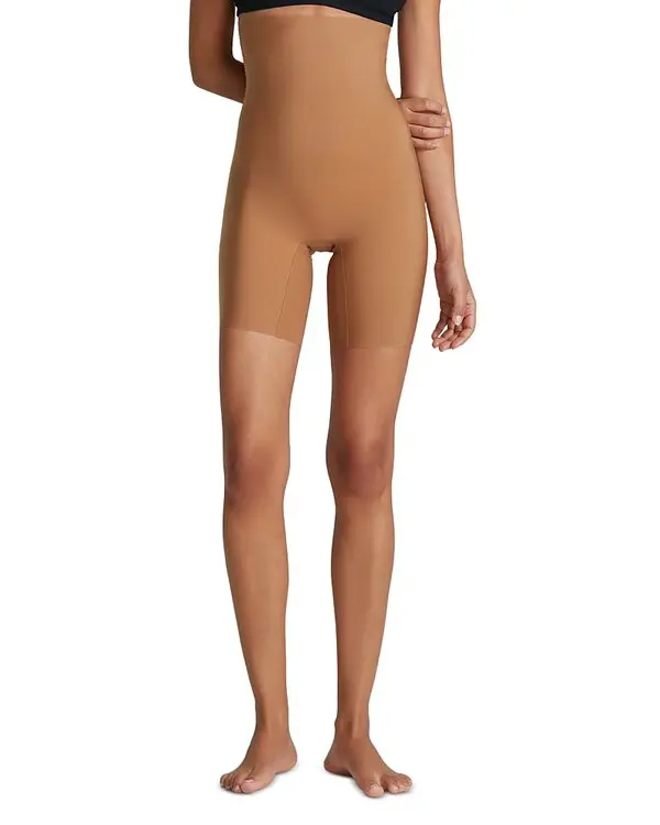 Commando Zone Smooth High Waisted Control Shorts - Caramel