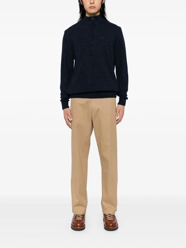 Barbour Tisbury Half-zip Jumper - Blue