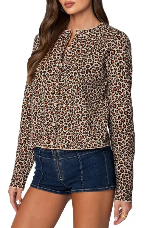 EDIKTED Print Cardigan