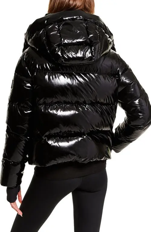 Sam. Jordy Water Resistant Down Puffer Coat - Caviar