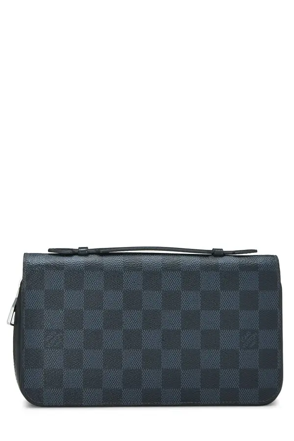LOUIS VUITTON Damier Cobalt Zippy Xl - Blue