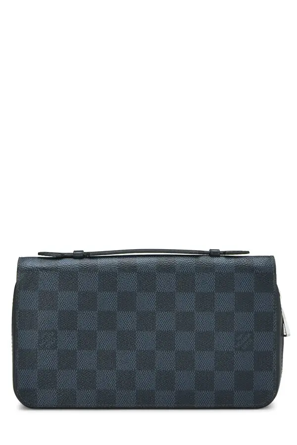 LOUIS VUITTON Damier Cobalt Zippy Xl - Blue