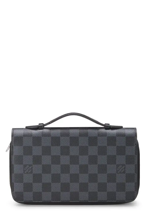 LOUIS VUITTON Damier Cobalt Zippy Xl - Blue
