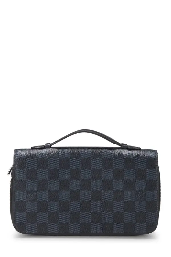 LOUIS VUITTON Damier Cobalt Zippy Xl - Blue