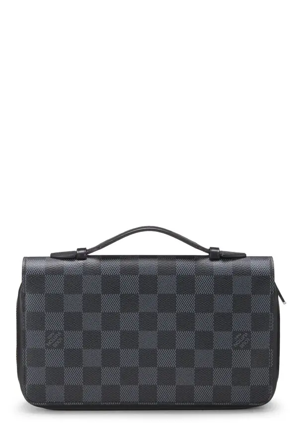 LOUIS VUITTON Damier Cobalt Zippy Xl Organizer - Blue