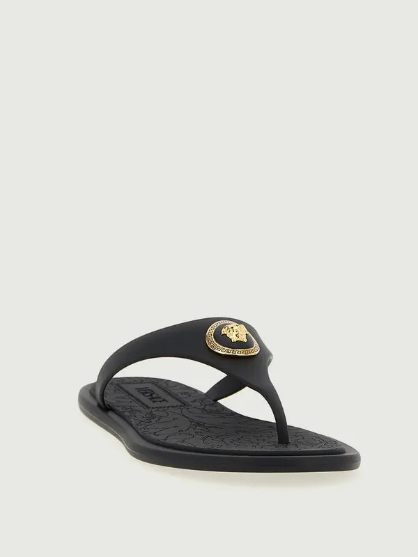 Versace Heeled Sandal - Black