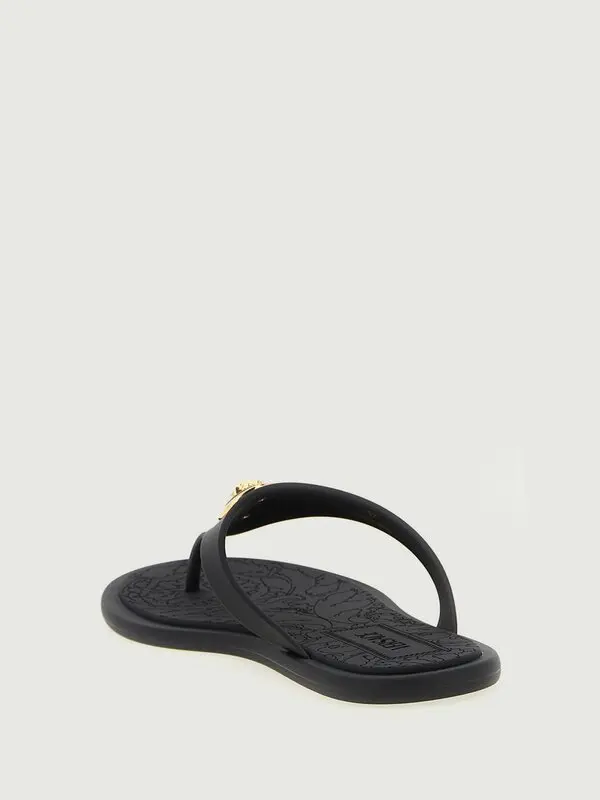Versace Heeled Sandal - Black
