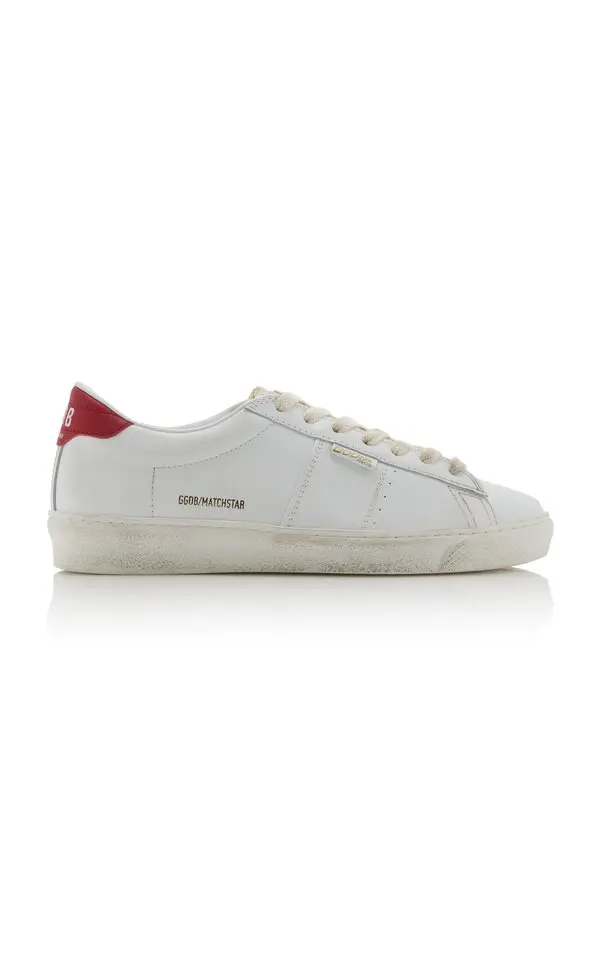 GOLDEN GOOSE Matchstar Leather Sneakers - White