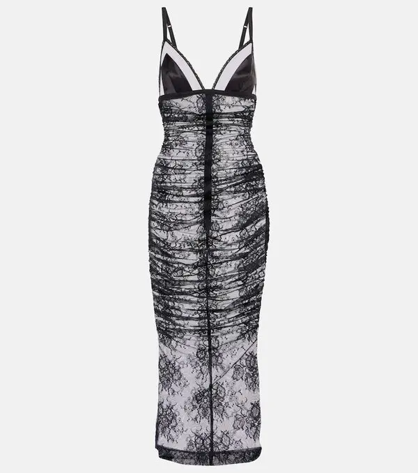 Dolce & Gabbana Lace Slip Midi Dress