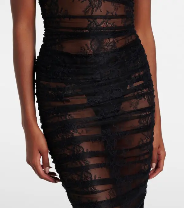 Dolce & Gabbana Lace Slip Midi Dress