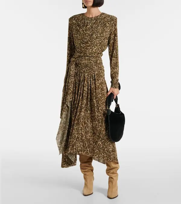 Isabel Marant Zeidi Leopard-print Maxi Dress