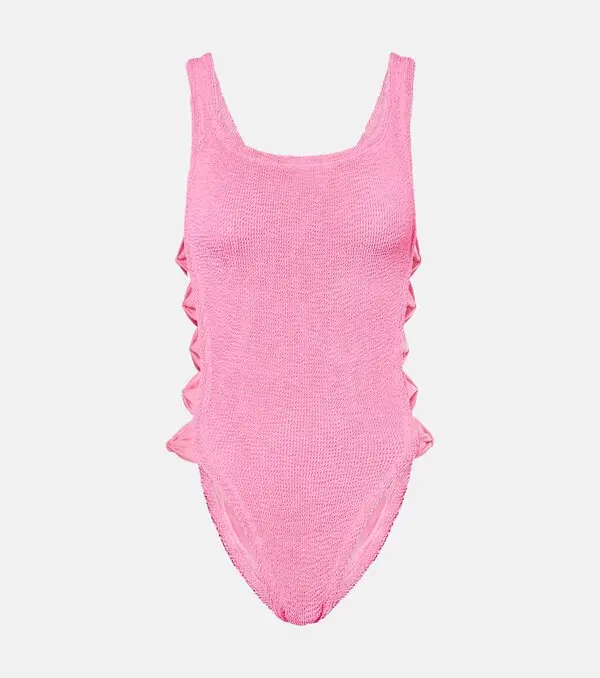 Hunza G Cutout Swimsuit - Pink