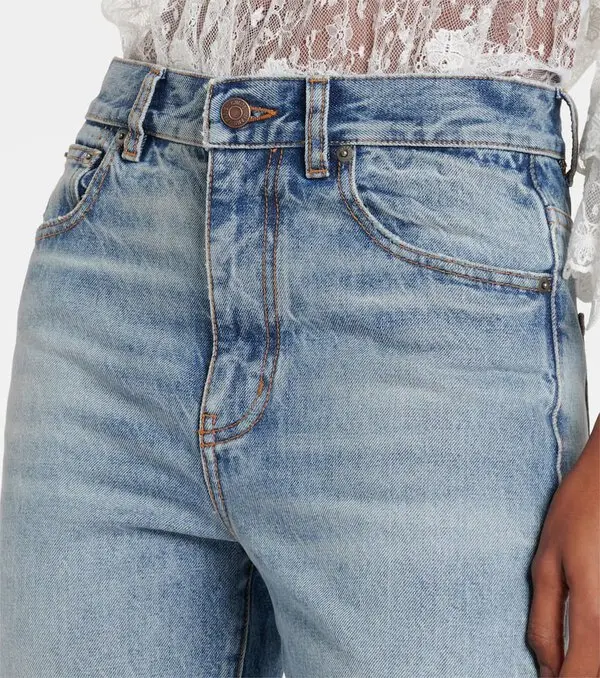 Chloé Patchwork Flared Jeans