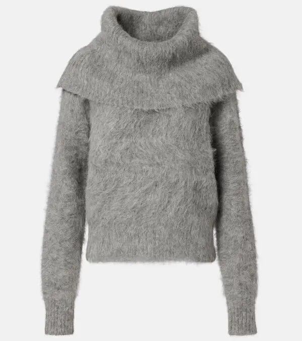 TOTEME Alpaca-blend Pullover Sweater - Grey