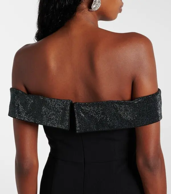 self portrait women's off shoulder bow dress Self portrait off shoulder bow dress, size 8 Rrp 300