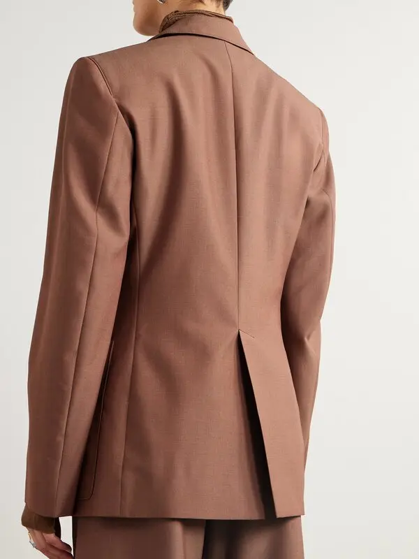 LEMAIRE Grain De Poudre Blazer - Brown