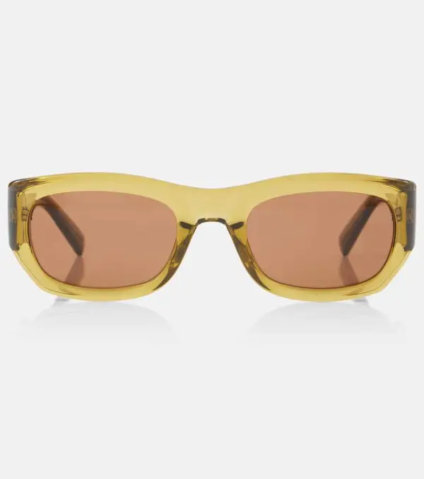 Saint Laurent Sl 713 Rectangle Sunglasses - Green