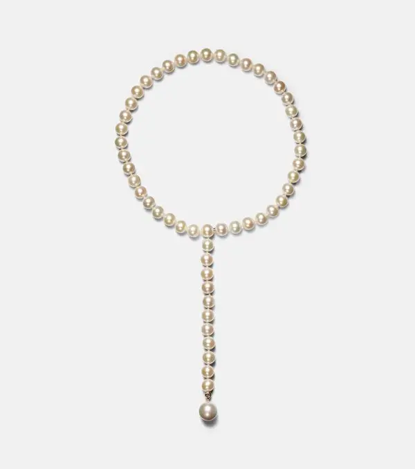 Sophie Bille Brahe La Belle Pearl Necklace - Gold