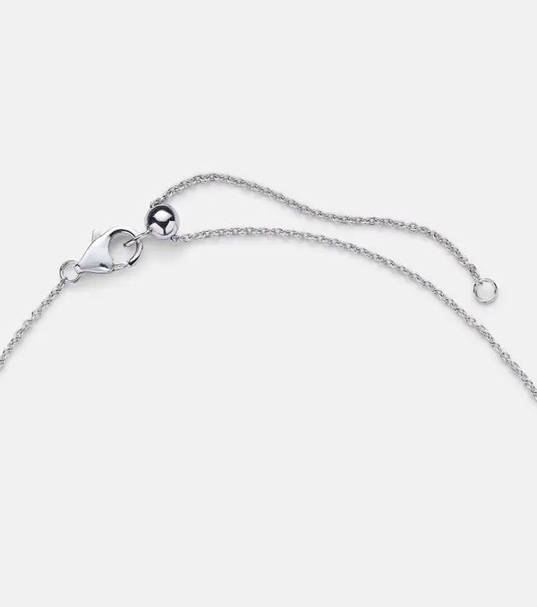 KAMYEN 18kt White Gold Emerald And Diamond Choker