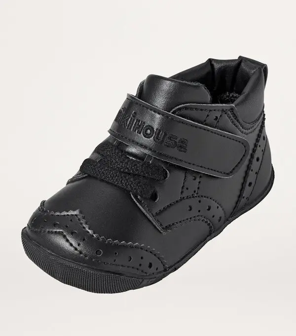 MIKI HOUSE Faux Leather Sneakers