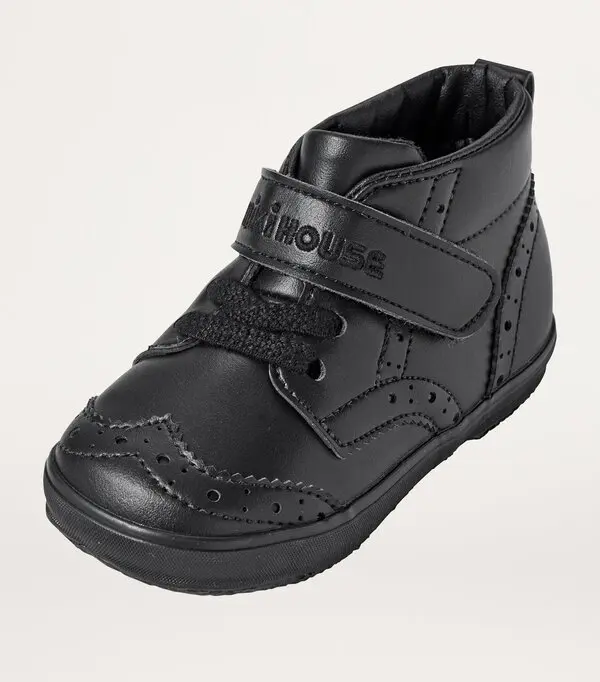 MIKI HOUSE Lace-up Boots - Black