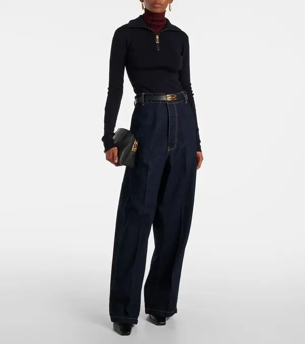 Victoria Beckham High-rise Wide-leg Jeans