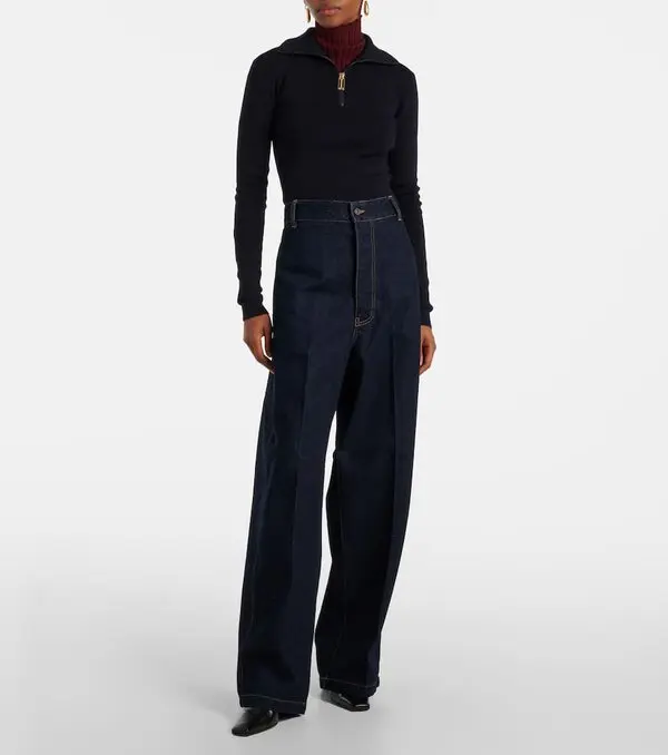Victoria Beckham High-rise Wide-leg Jeans