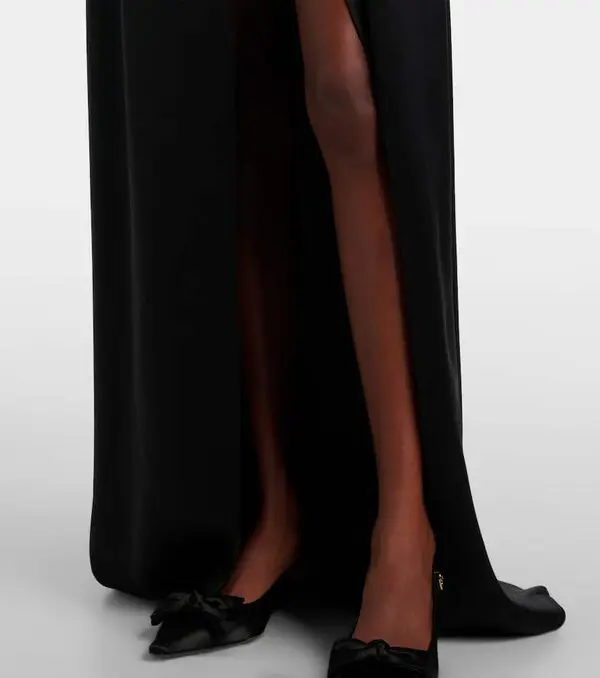 Dolce & Gabbana Silk Satin Maxi Skirt