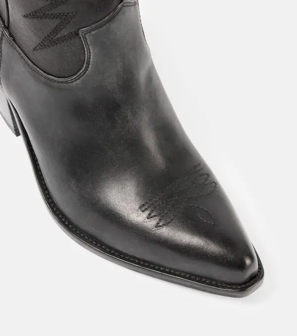GOLDEN GOOSE Wish Star Leather Cowboy Boots