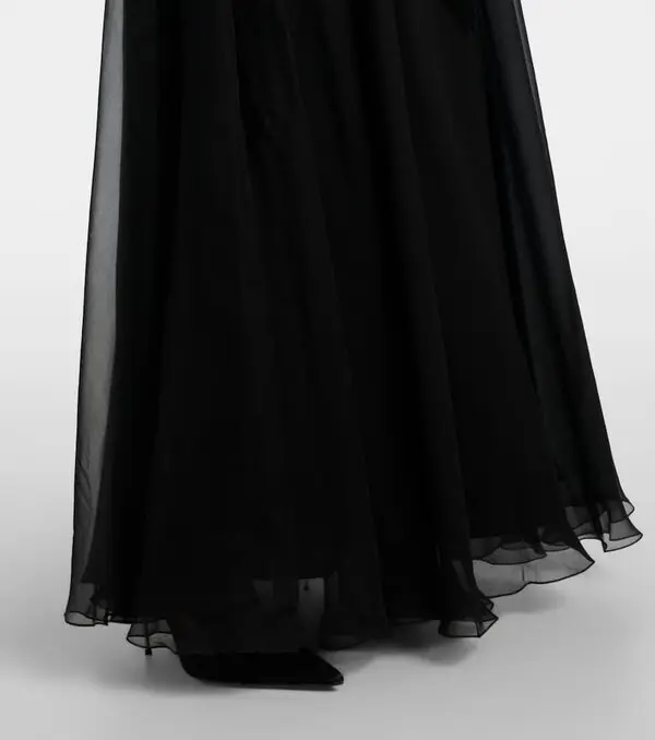 Dolce & Gabbana Feather-trimmed Gown
