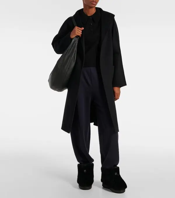 Bogner Shearling-trimmed Leather Ankle Boots