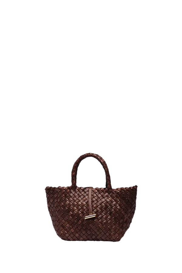 LIFFNER Leather Mini Basket Bag