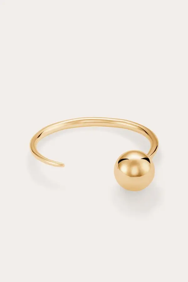 LIFFNER Point & Sphere Bangle - Gold