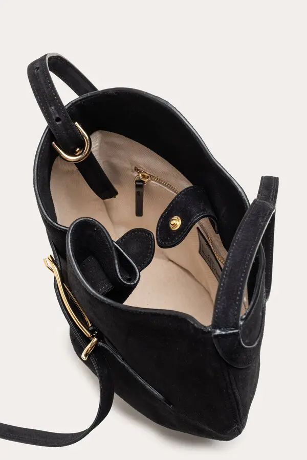 LIFFNER Belted Bucket Bag - Black