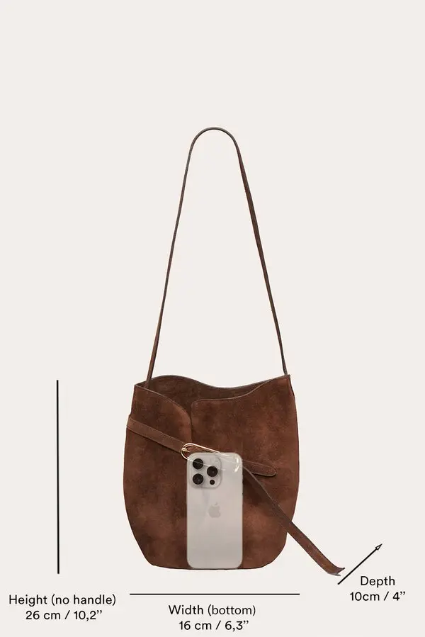 LIFFNER Belted Bucket Bag - Black