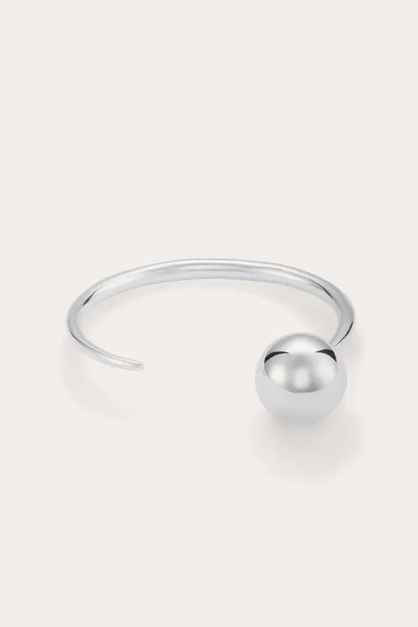 LIFFNER Point & Sphere Bangle - Silver