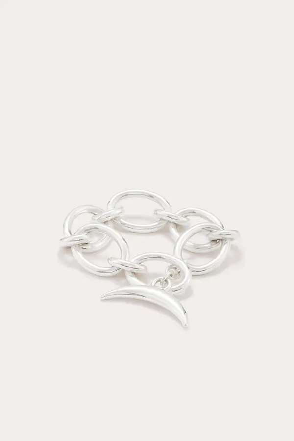 LIFFNER Banana Chain Bracelet - Silver