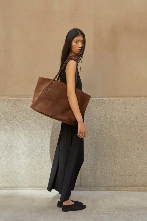 LIFFNER Suede Tote - Brown