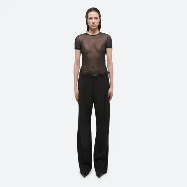 Helmut Lang Sheer Tee - Black