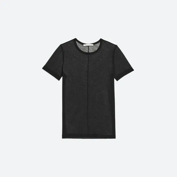 Helmut Lang Sheer Tee - Black