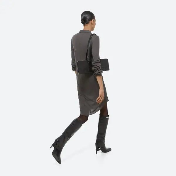 Helmut Lang Ribbed Shirt Dress