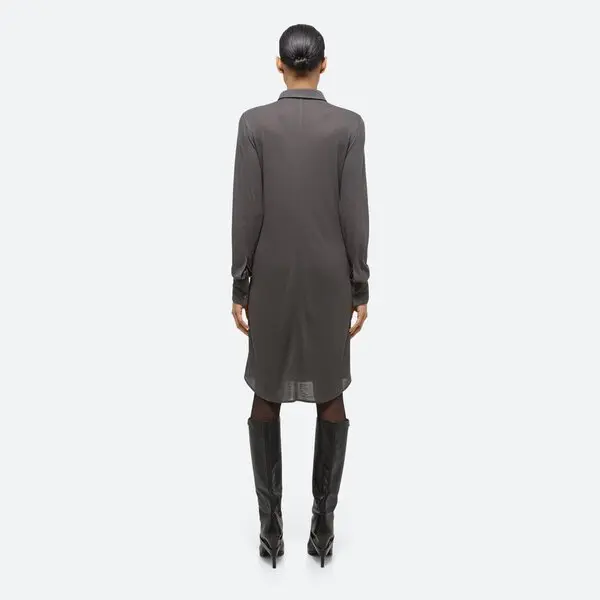 Helmut Lang Ribbed Shirt Dress