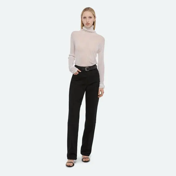 Helmut Lang Zip Carpenter Jeans - Rinsed Black