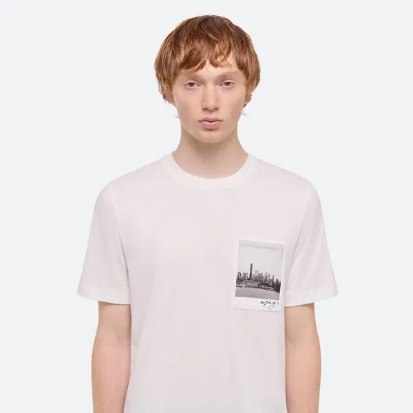 Helmut Lang Skyline Postcard T-shirt