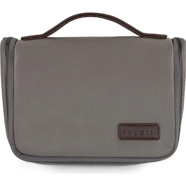 BUGATTI Contrast Toiletry Bag - Grey